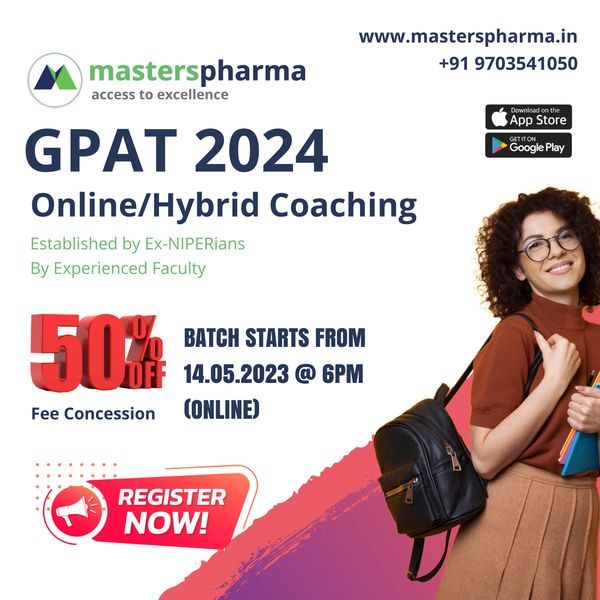 Online/Offline Gpat Coaching - Masters Pharma Academy