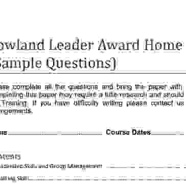 Lowland Leader Resources | Outlook Adventures Scotland