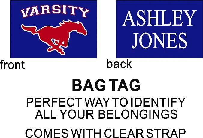 PEARCE High School VARSITY CHEER Bag Tag