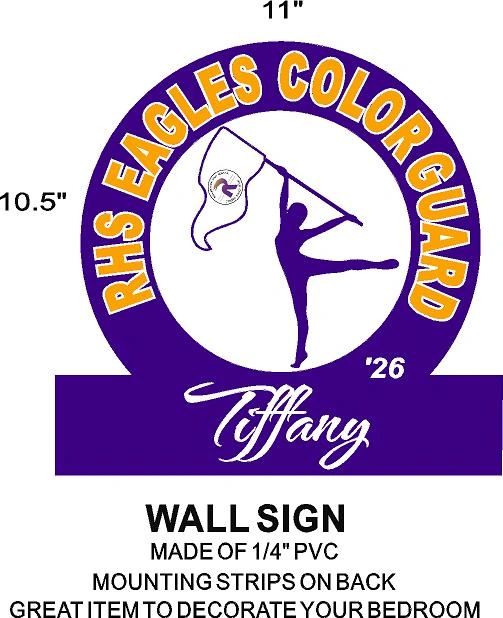 RHS S COLOR GUARD Wall Sign