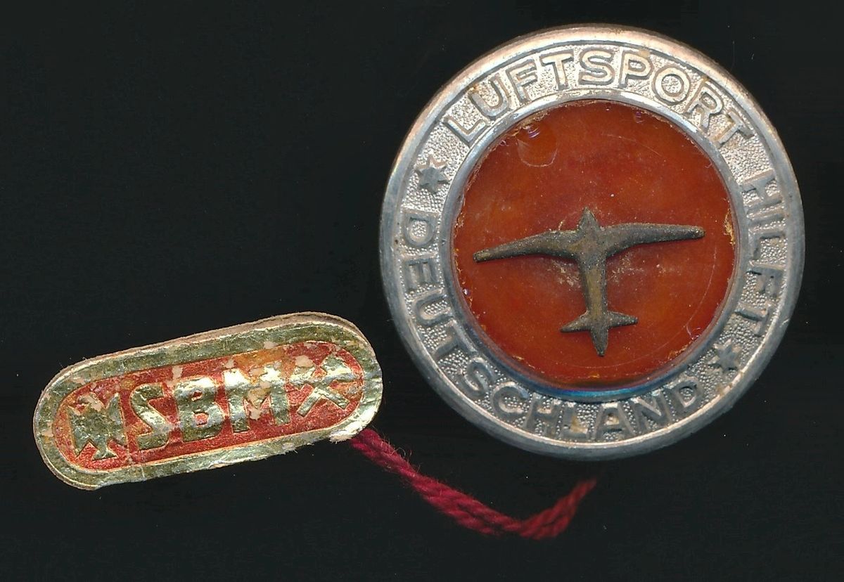 Deutschland Luftsport Hilft Tinnie w/ Paper Tag