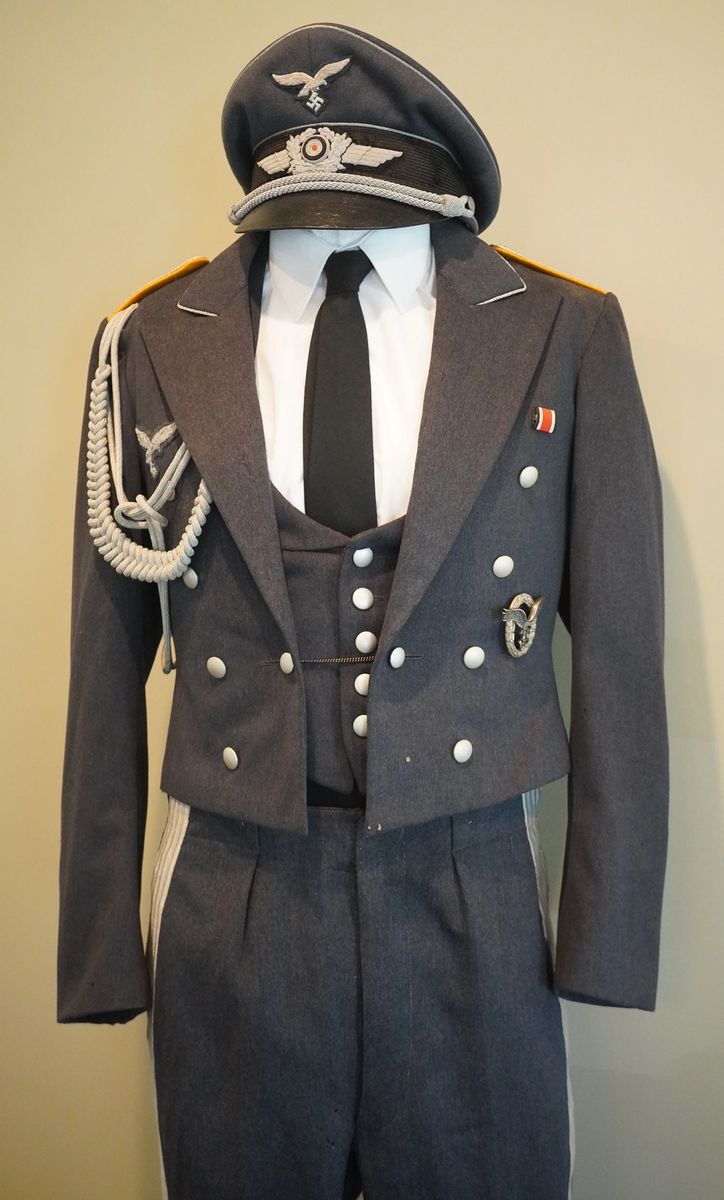 Luftwaffe Hauptmann Evening Dress Gala Tunic, Vest, & Pants Set