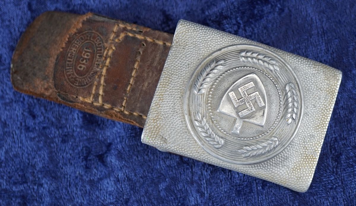 RAD Belt Buckle with 1936 leather tab