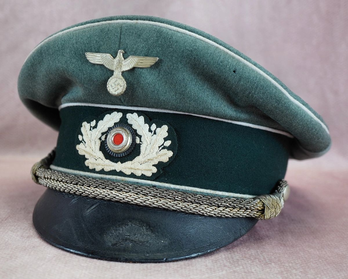 EXTREMELY RARE 1st Pattern Heer Sonderklasse Infantry Officer's Visor Cap