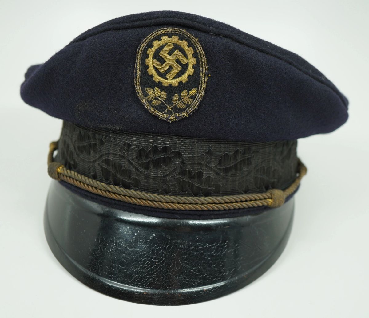 DAF Officer Visor Cap w/ Bullion Insignia