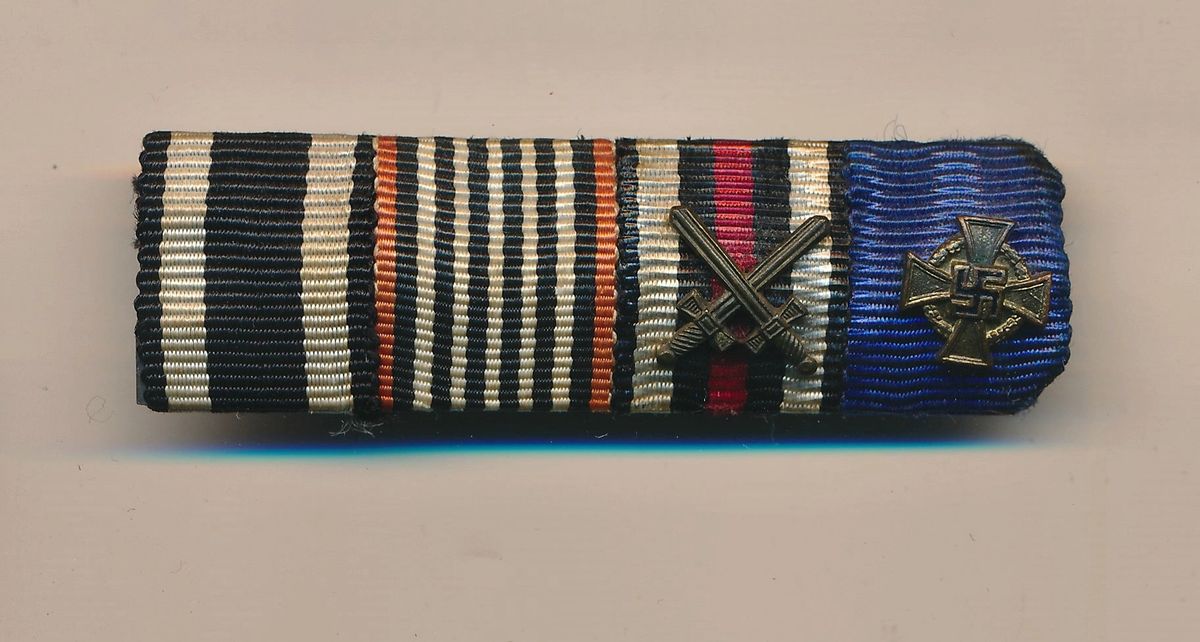 4 Place Faithful Service Ribbon Bar