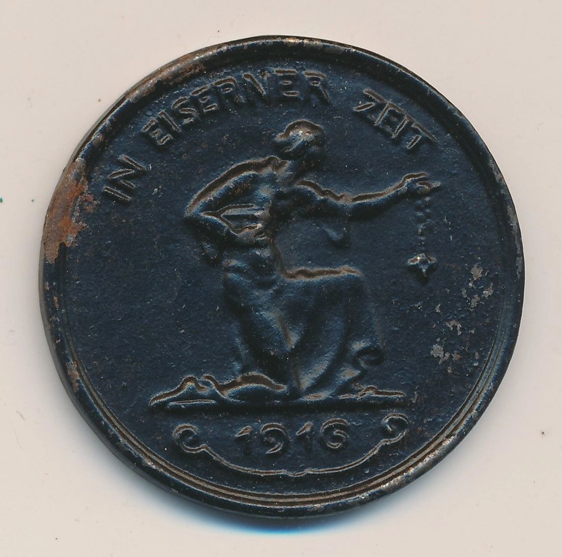 In Eiserner Zeit 1916 Table Medal