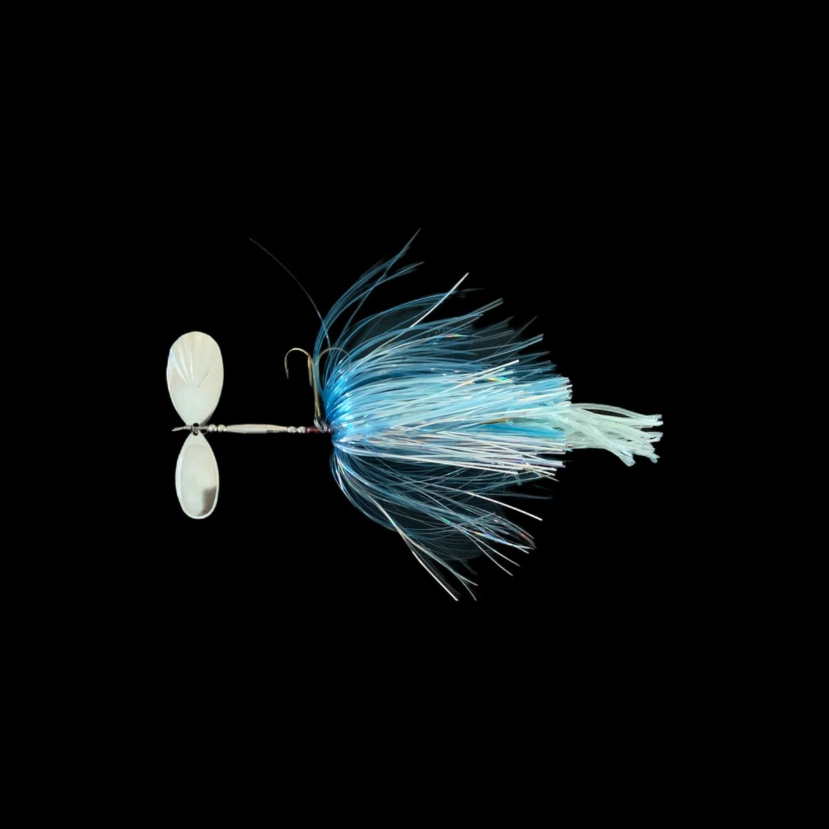 JFSTM-14 Nickel-Nickel/Cisco Blue/White Silver Flake Tube