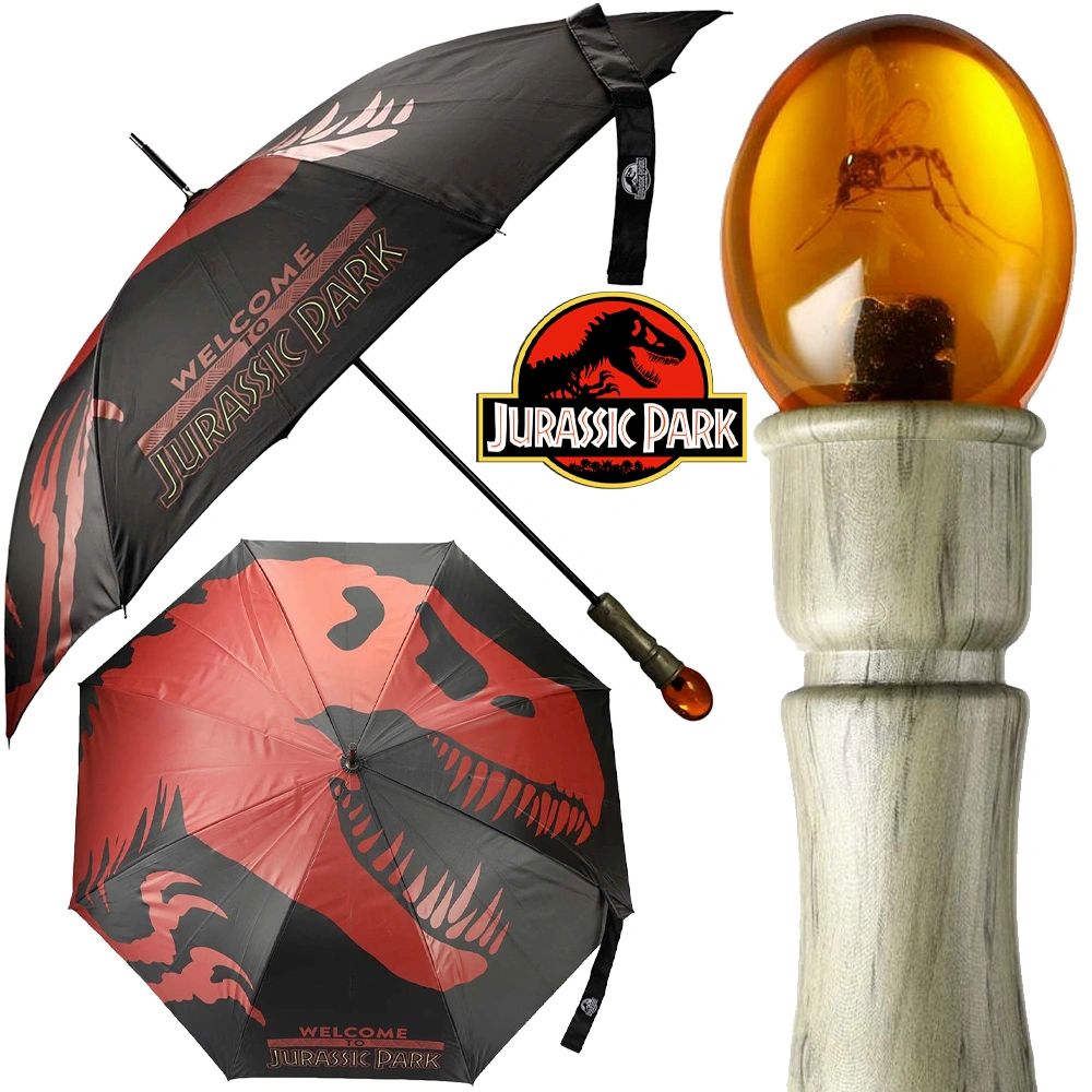 Jurassic Park Mosquito Amber Cane Umbrella