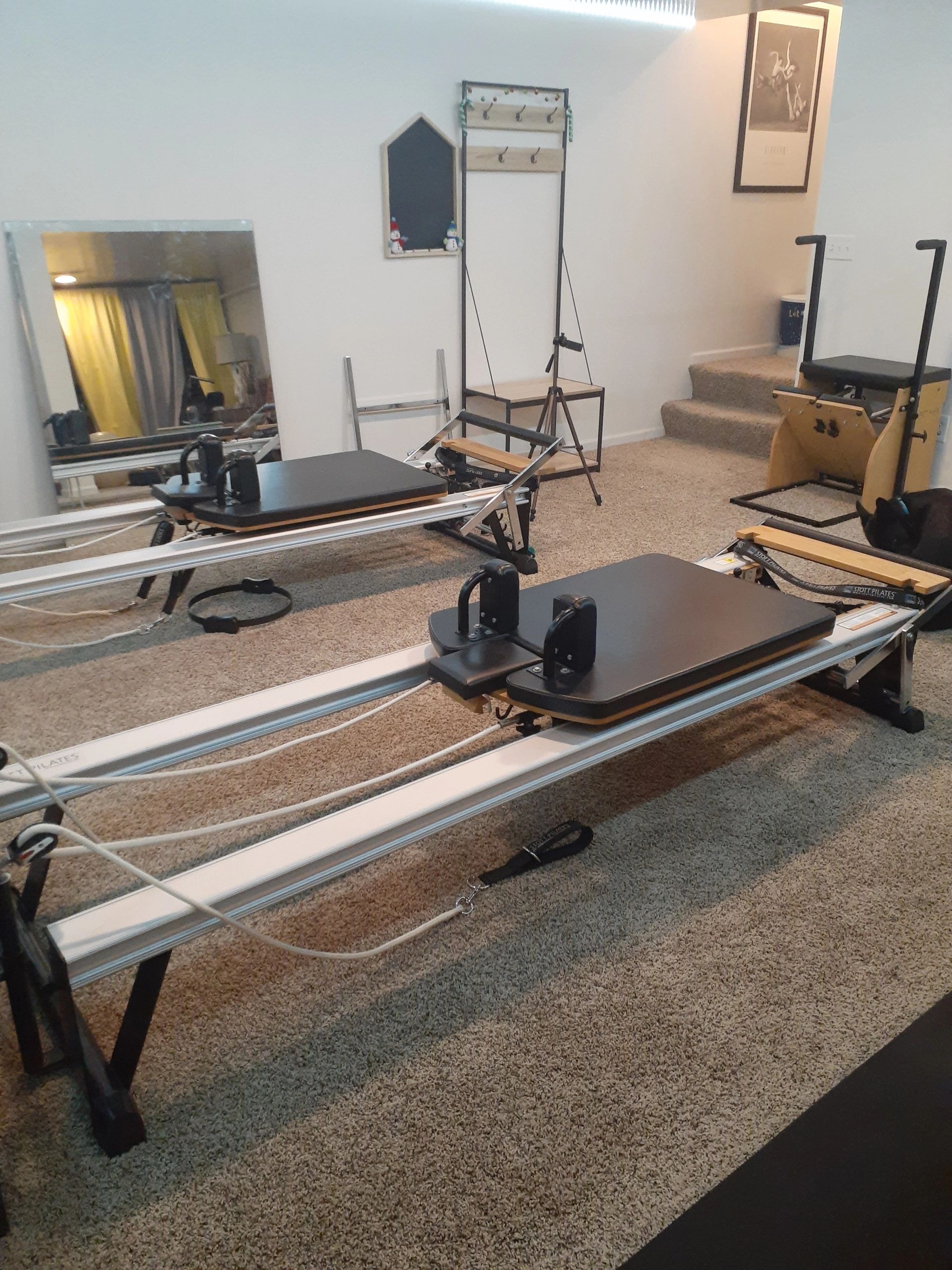 The perks of an in-home Pilates studio