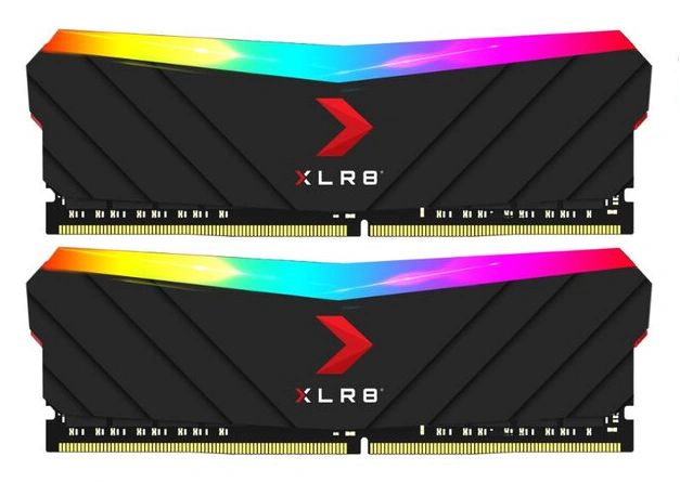 MEMORIA RAM DDR4 16GB (8X2) 3200MHZ PNY XLR8 GAMING RGB CL16