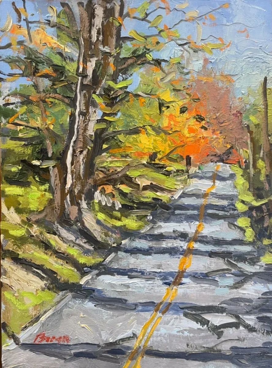 "Road to Autumn Fireworks" by Bruno Baran