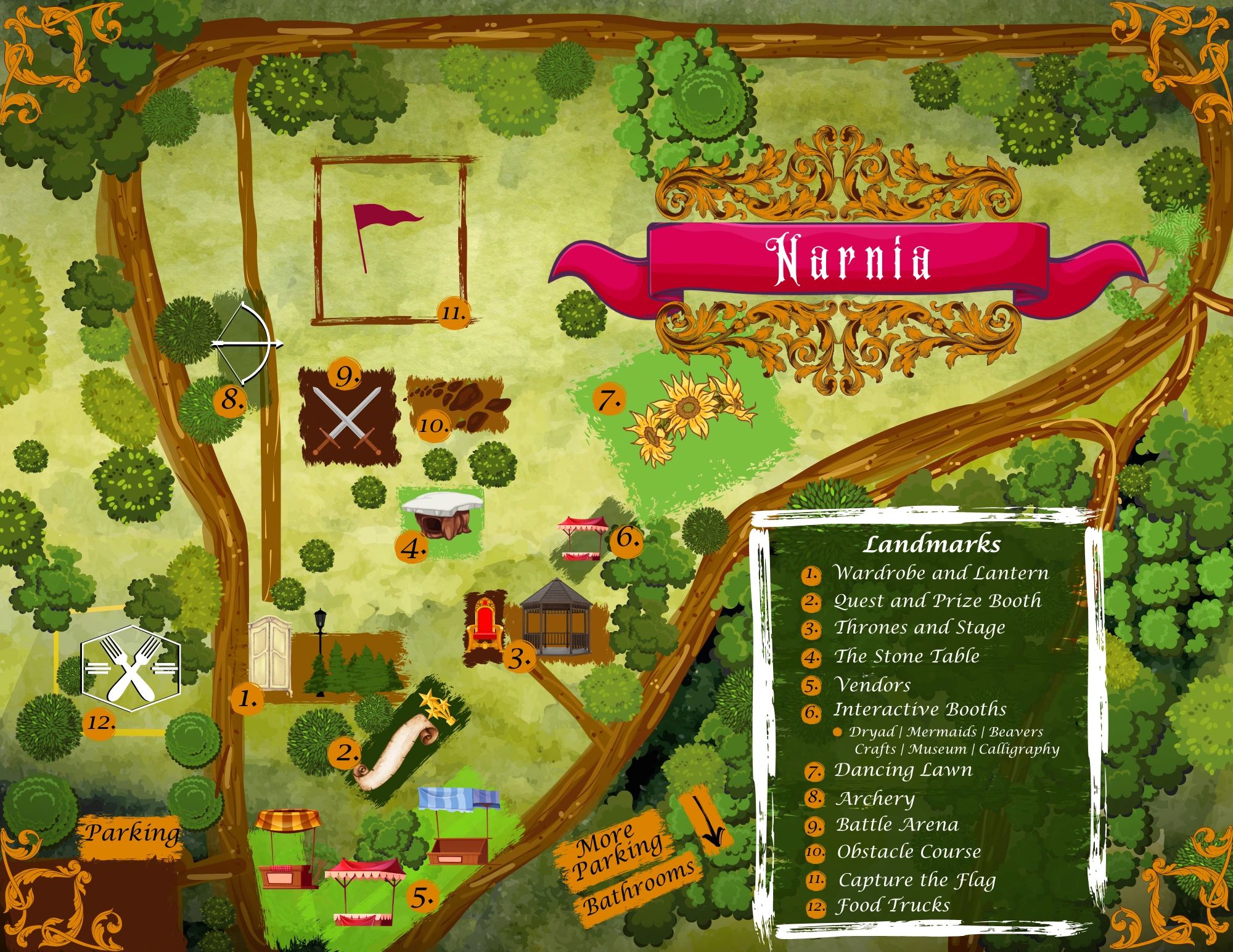 Schedule | The Narnia Faire