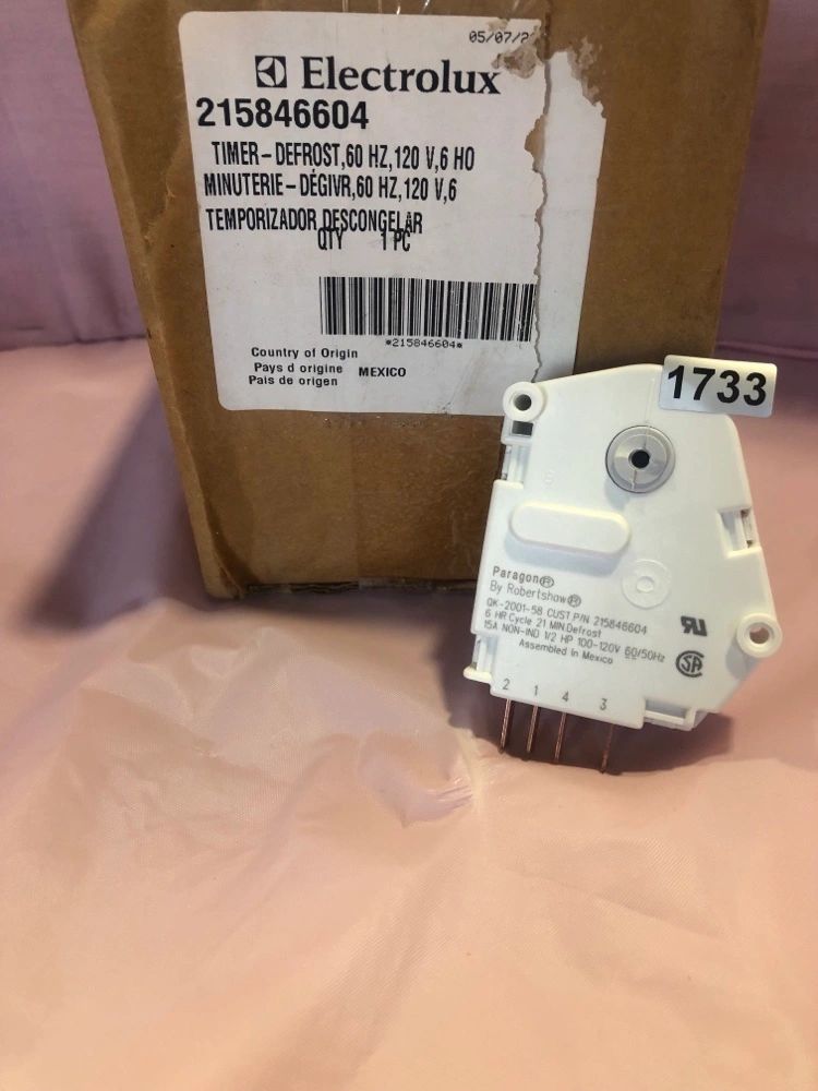 Frigidaire Fridge Defrost Timer 215846604