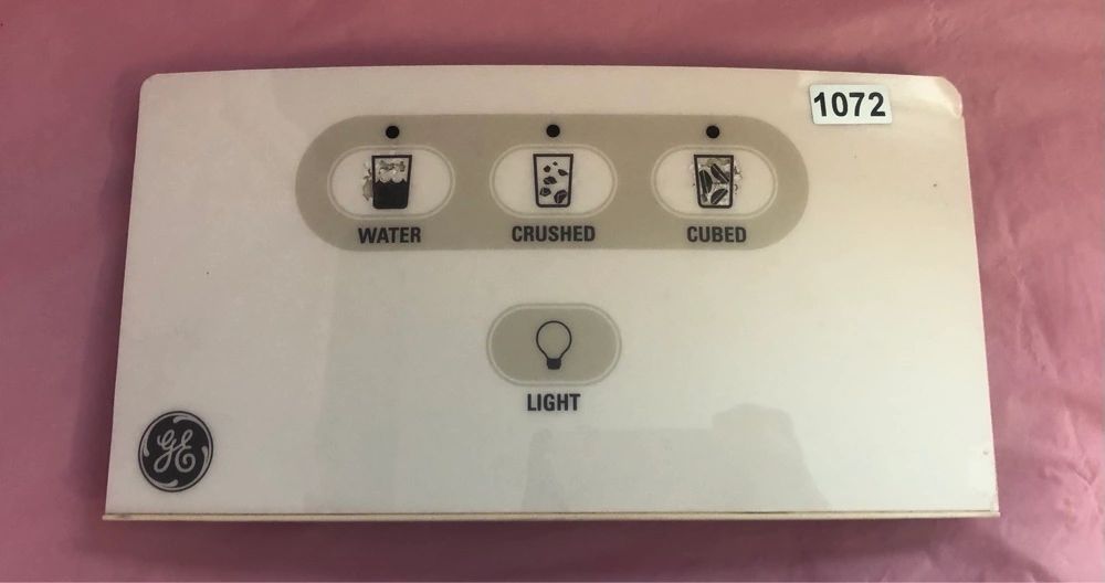 #1072 WR55X10443 GE REFRIGERATOR DISPENSER CONTROL BOARD