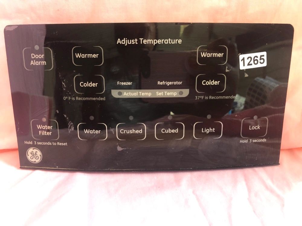 200d7355g003 Wr55X10574 GE refrigerator control panel