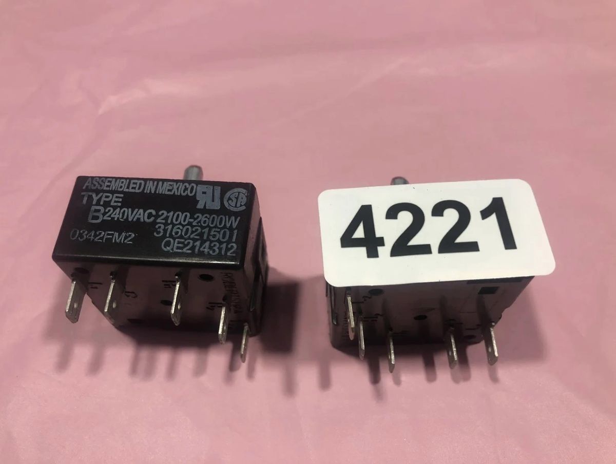 Frigidaire Range Oven Surface Element Switch 316021501