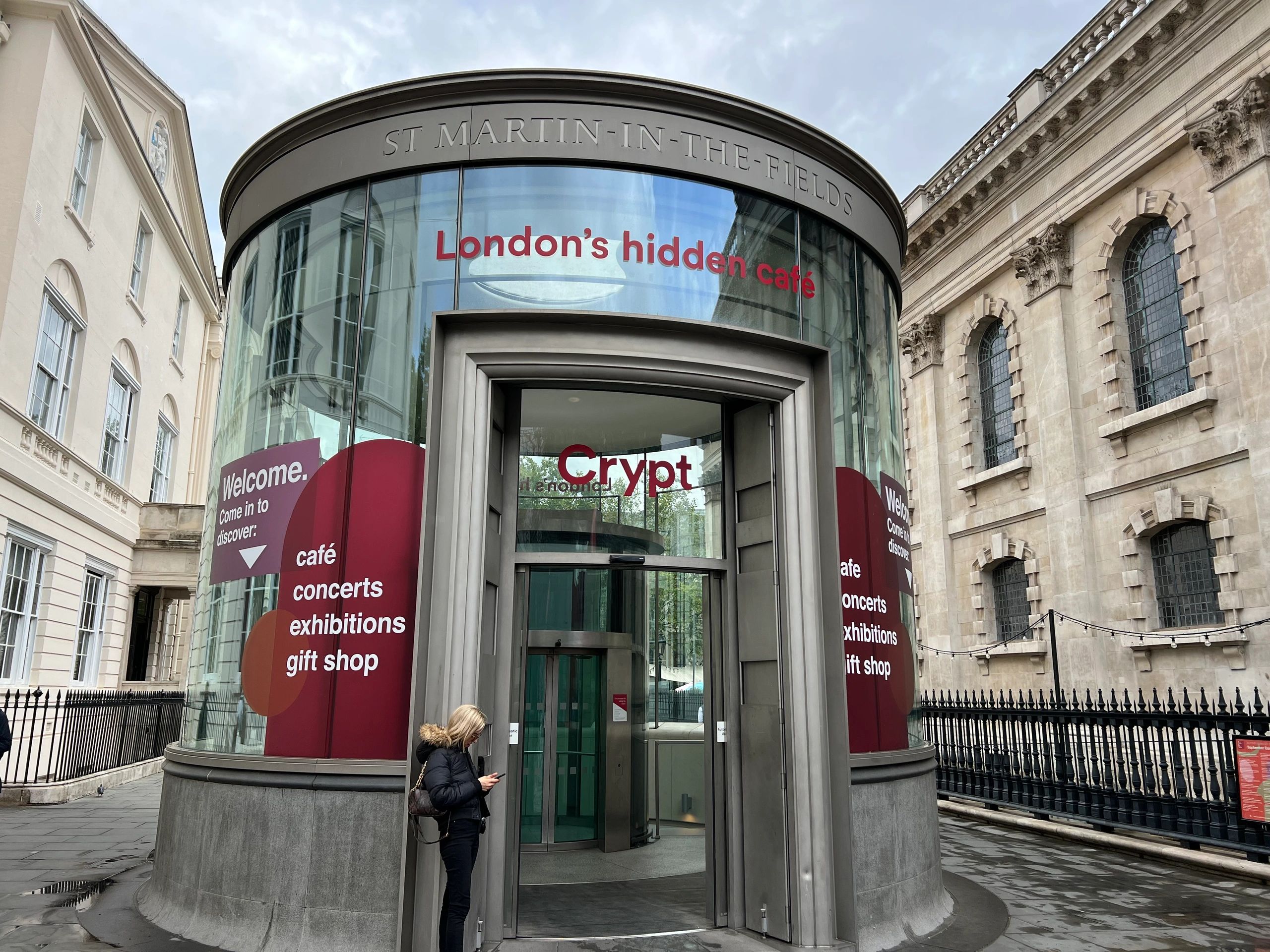 Glimpses of Underground London: Cafe in the Crypt