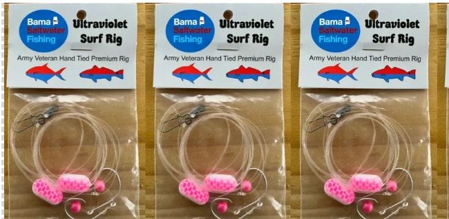 Bama Saltwater Custom Pompano Double Rigs - 3 pk