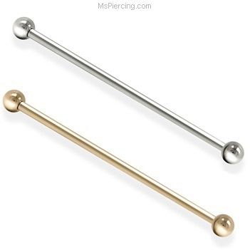 14k Gold Industrial Bar