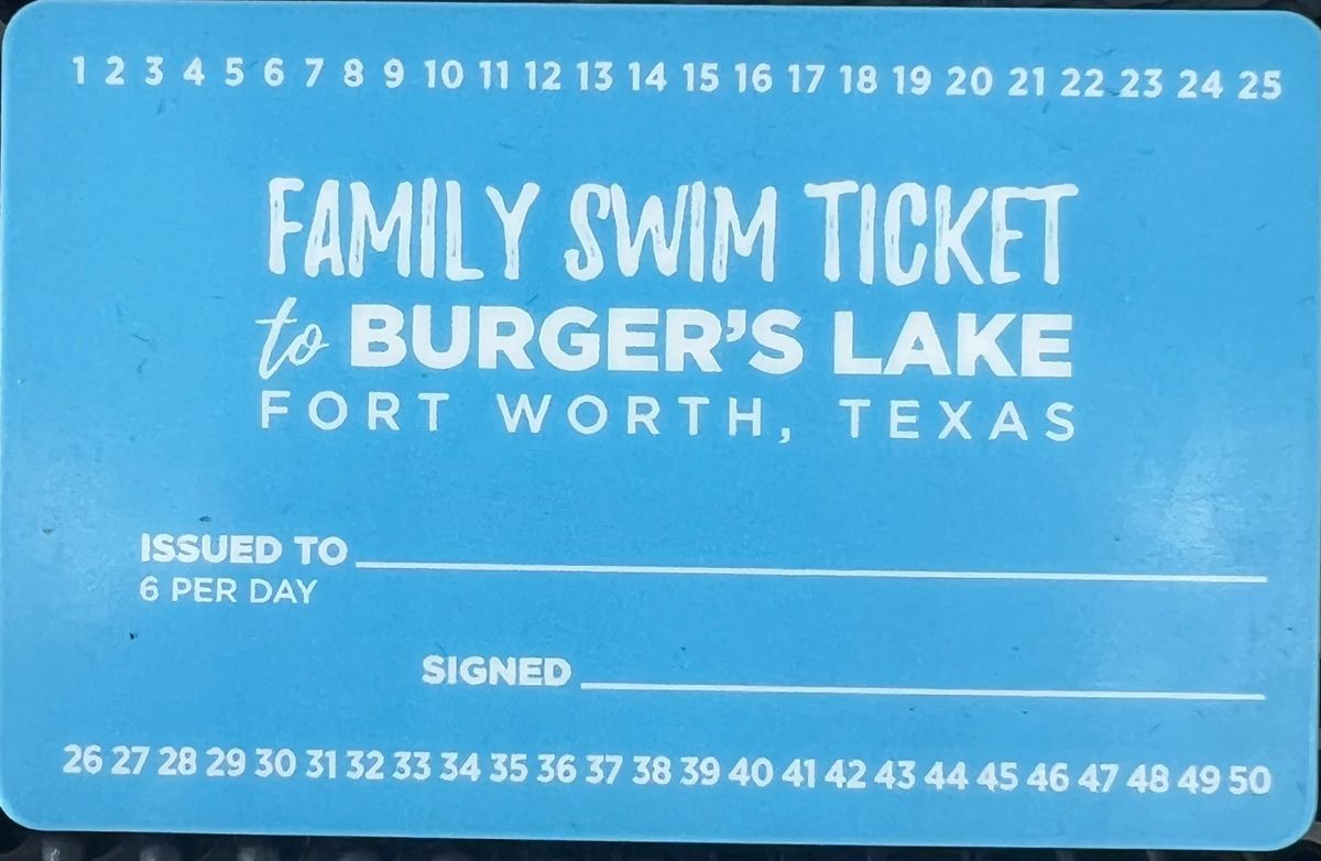 Family Swim Ticket