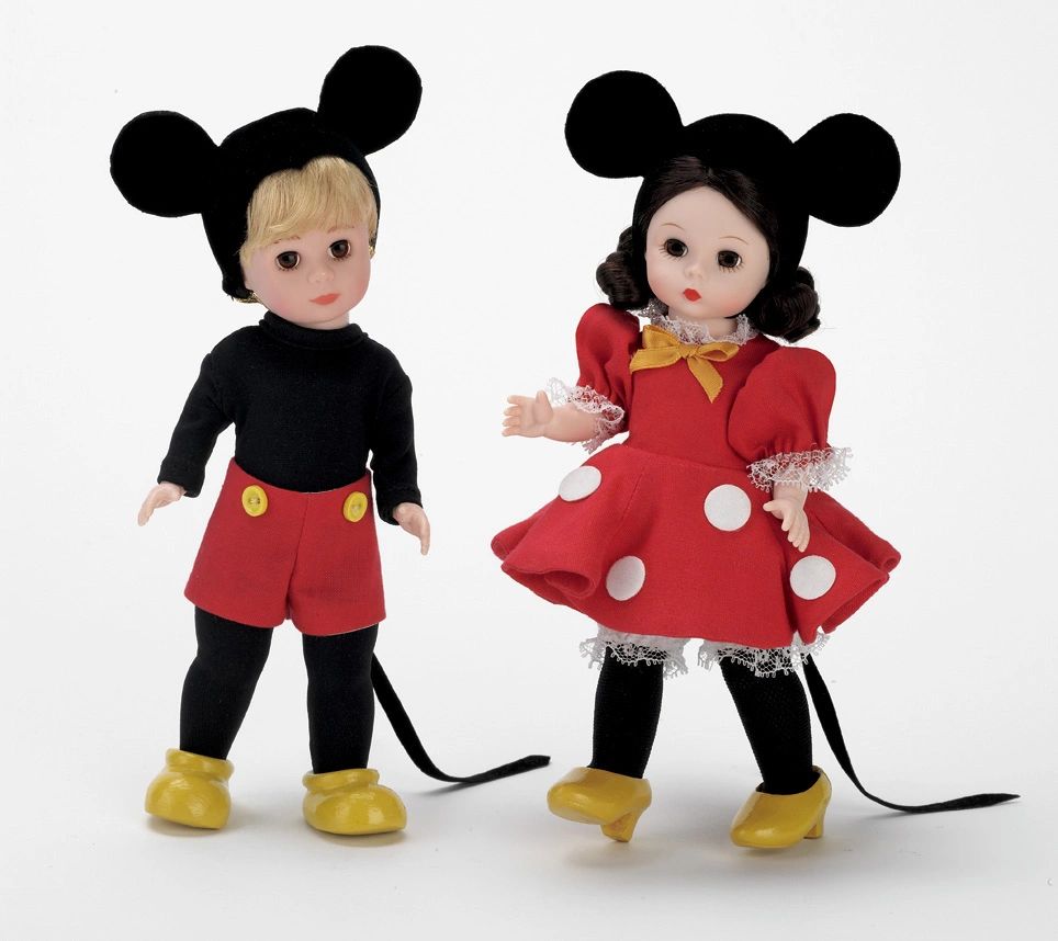Madame Alexander Mickey and Minnie Mouse 8" Doll Set