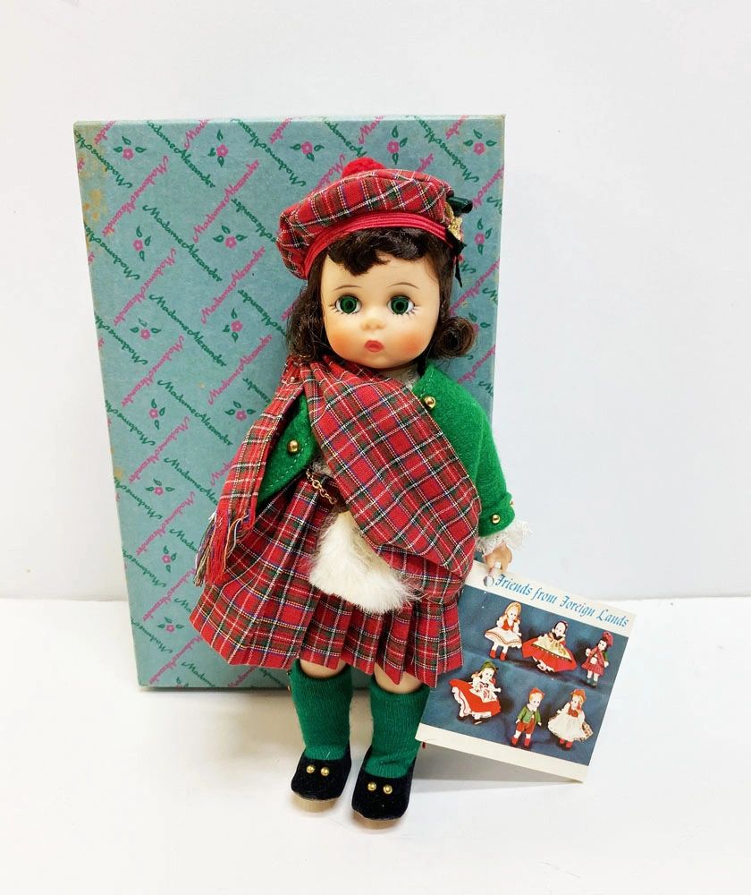 Madame Alexander Scottish Bent Knee 8 Vintage Scotland Doll