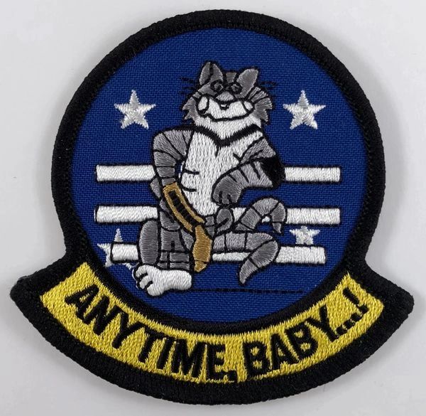 Grumman F-14 Tomcat Embroidered Iron-On Shoulder Patch PAT-0129