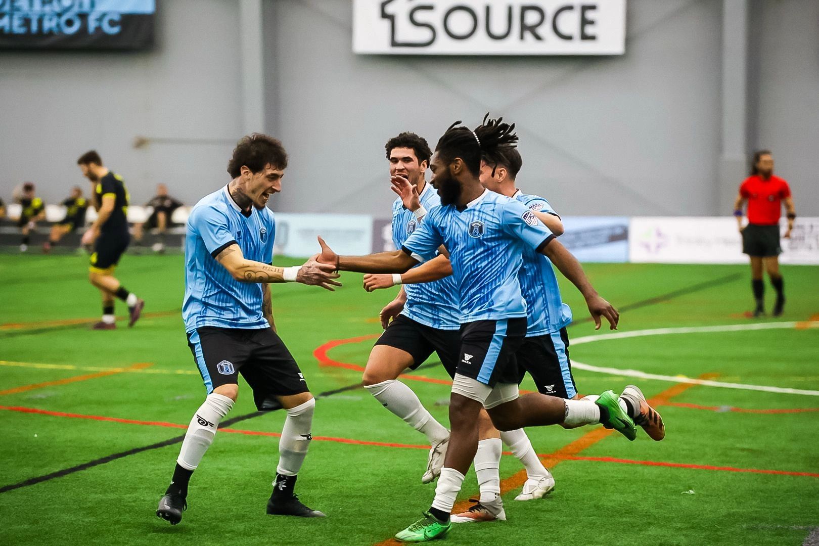 Detroit Metro FC decisively wins its first match at home