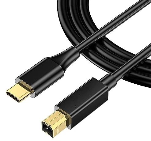 USB Type C to Type B Cable - 15' Length