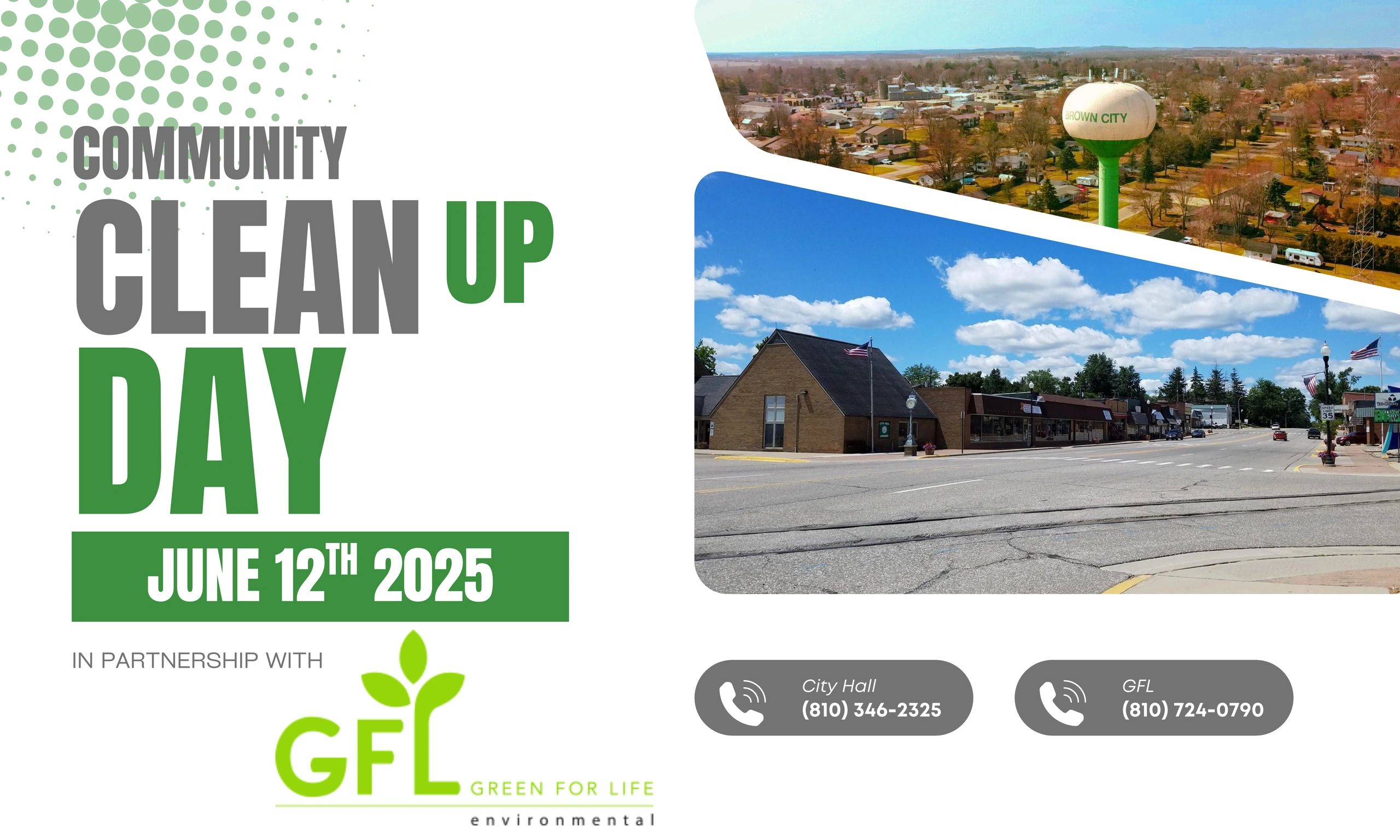 City Clean-Up Day Announced for June 12th, 2025.