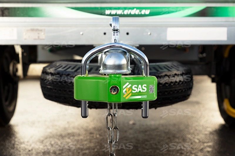 SAS Valiant Trailer Hitch Lock - Green Range