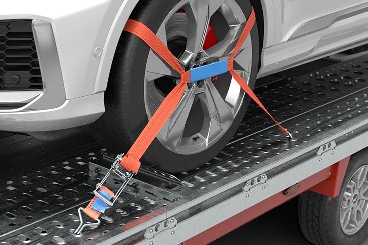 Brian James Pack of 4 Wheel Sling Tie Down Straps