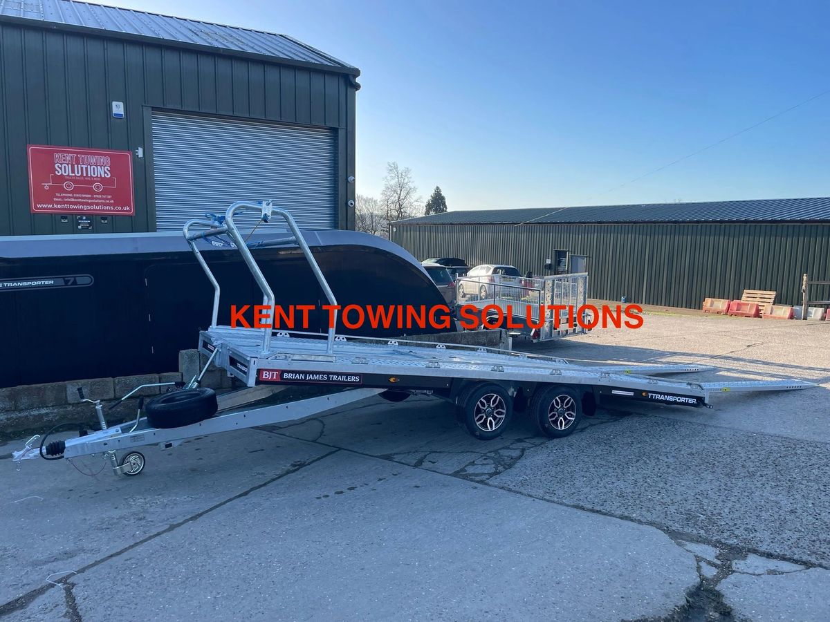 Brian James T4 5m x 2.1m Car Transporter Trailer with Tiltbed, Tyre ...