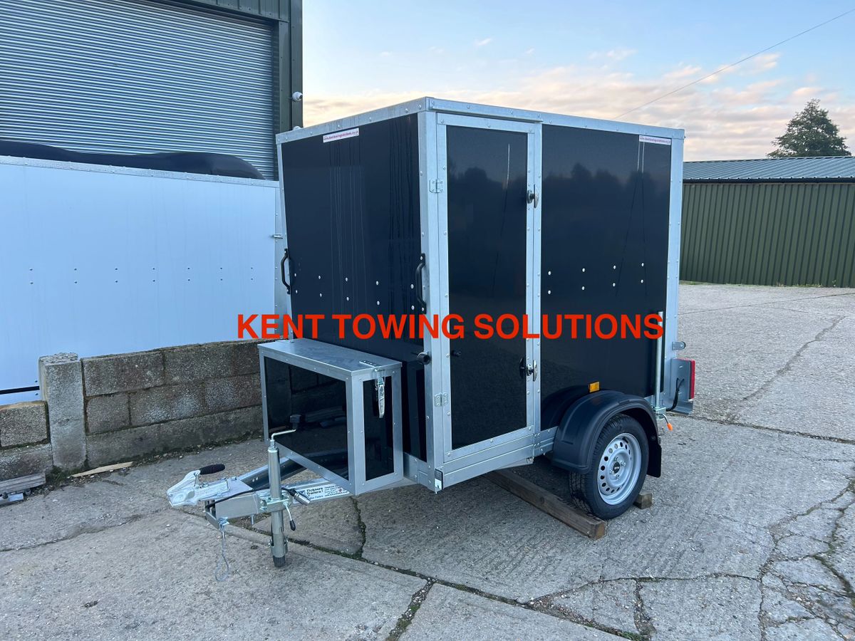 New Tickners ECO645 6ft x 4ft x 5ft Box Trailer with Side Door and ...