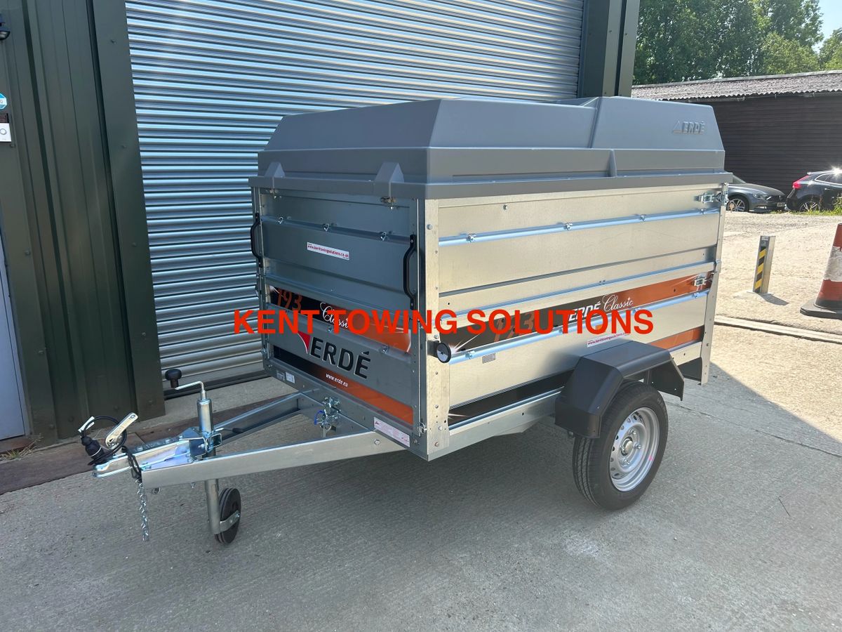 New Lockable ABS Hard Top Weatherproof Cover for Erde 193 Trailer