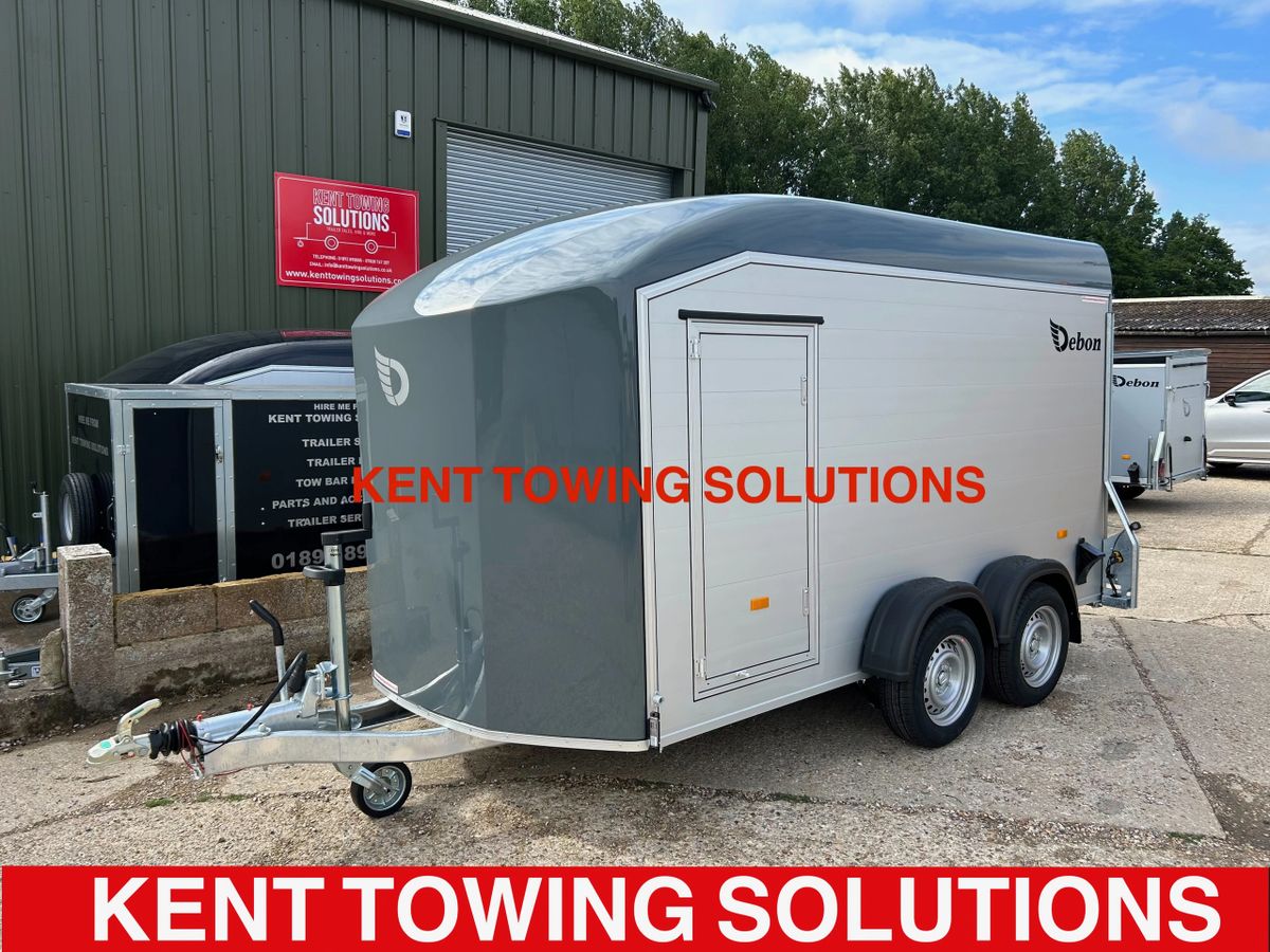 Debon C700 Box Trailer in Grey