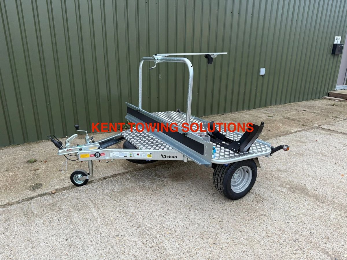 Debon Moto Compact Transverse Single Bike Motorcycle Trailer - Ideal ...