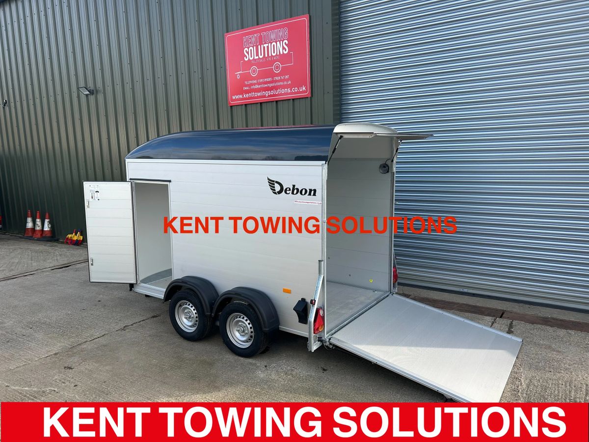 Debon C500 Twin Axle Box Trailer with Aluminium Sides and Side Door ...