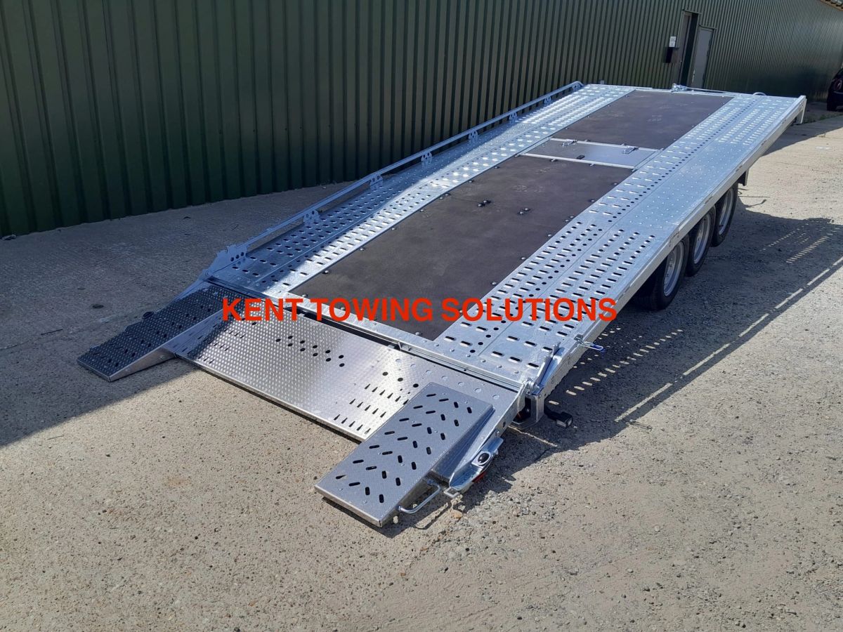 Brian James 5m x 2.1m T6 Car Transporter Trailer with Manual Tiltbed ...