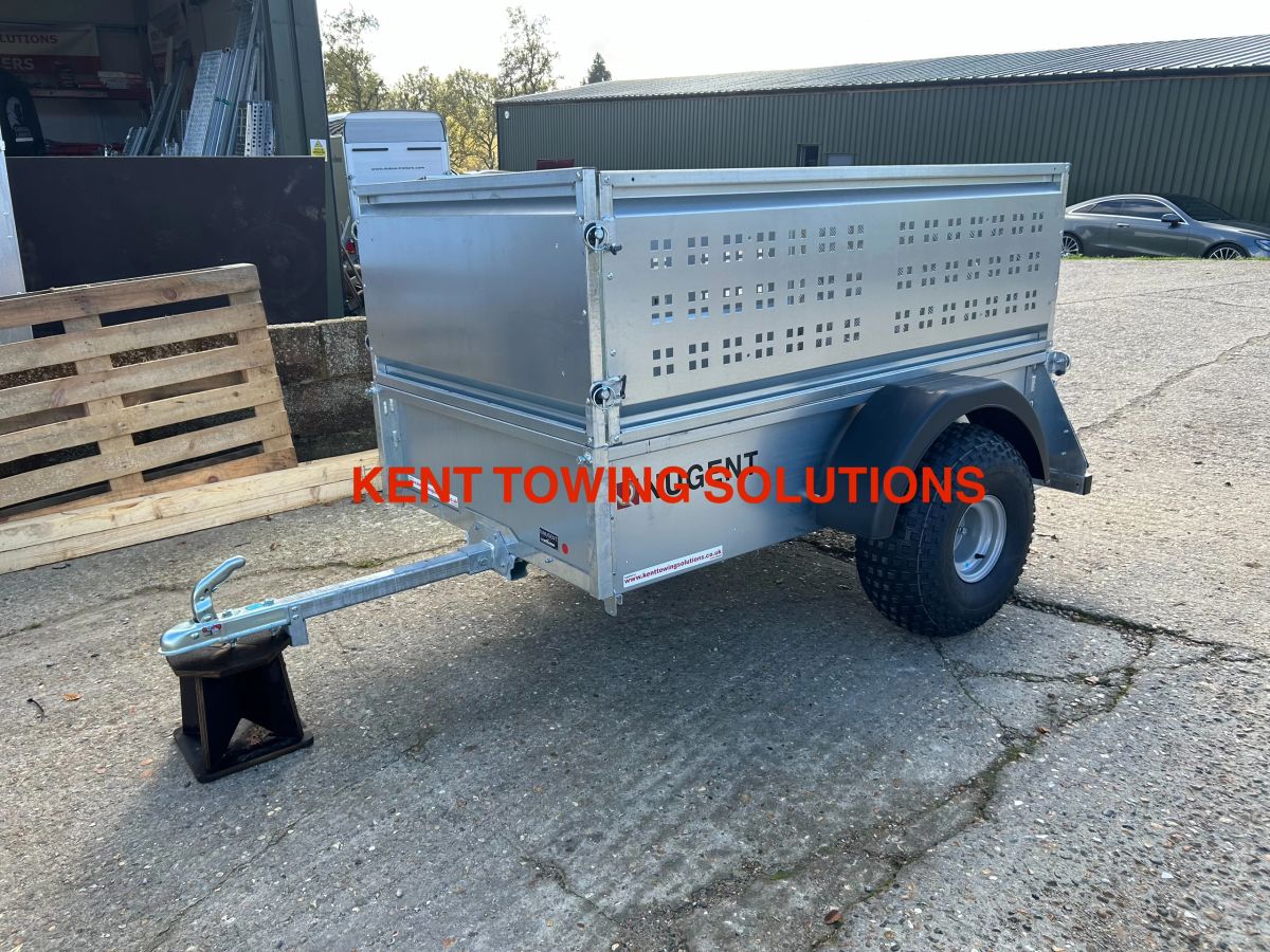 New Nugent Q1710 6ft x 3ft Quad Trailer with Ramp, Side Extensions and ...