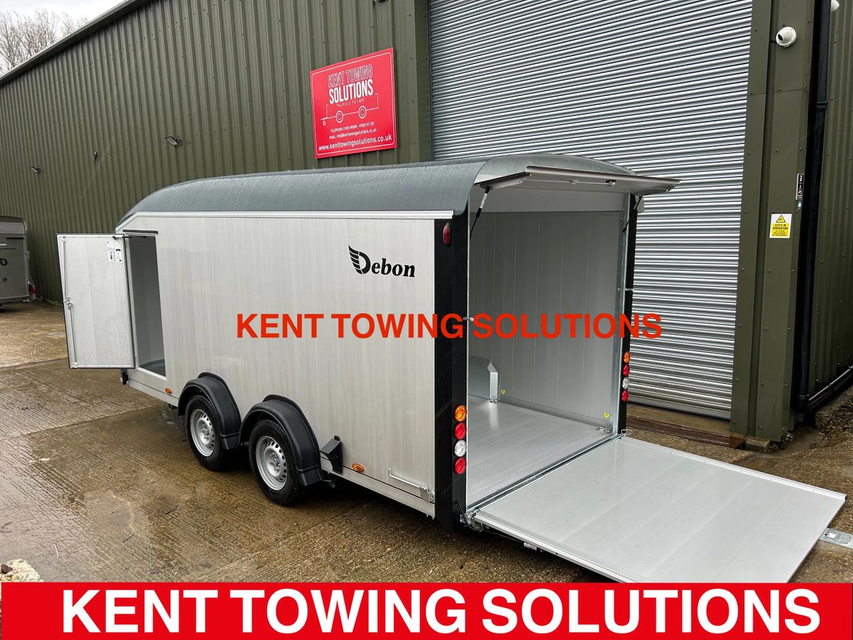 Debon C900 Box Trailer in Grey 16.5ft Length x 6.7ft x 6.7ft 3500kg MGW