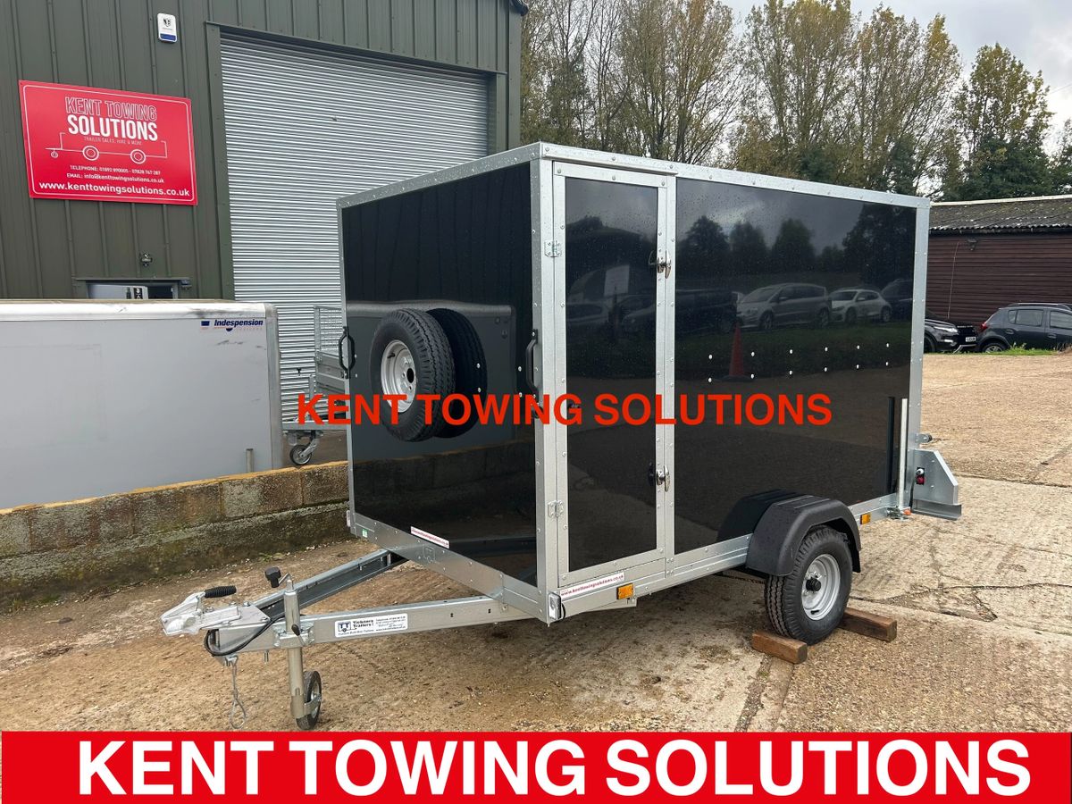 Tickners GP855 8ft x 5ft x 5ft Box Trailer with Side Access Door ...