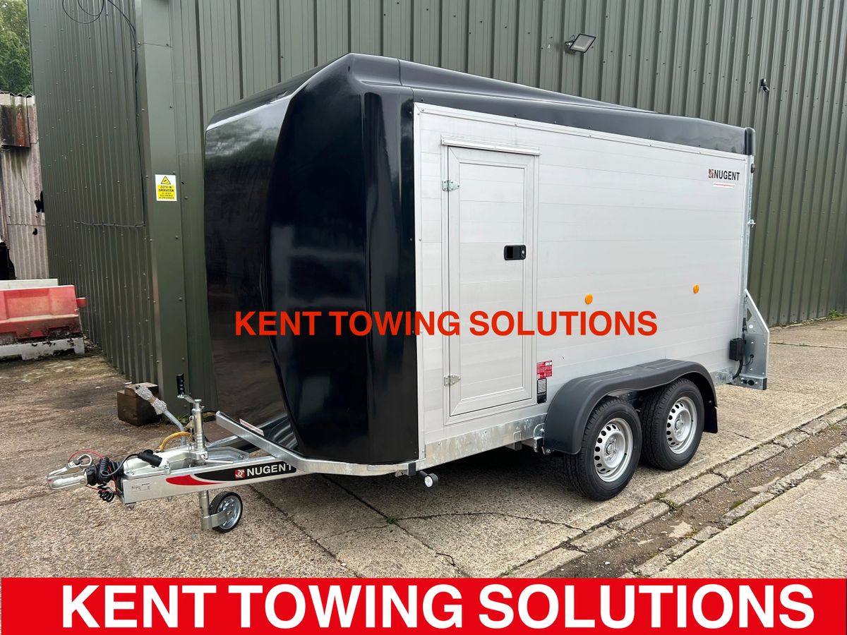 Nugent Box Trailer 10ft2 x 5ft9 x 6ft BSX3117S-2 with Ramp, Side Door ...