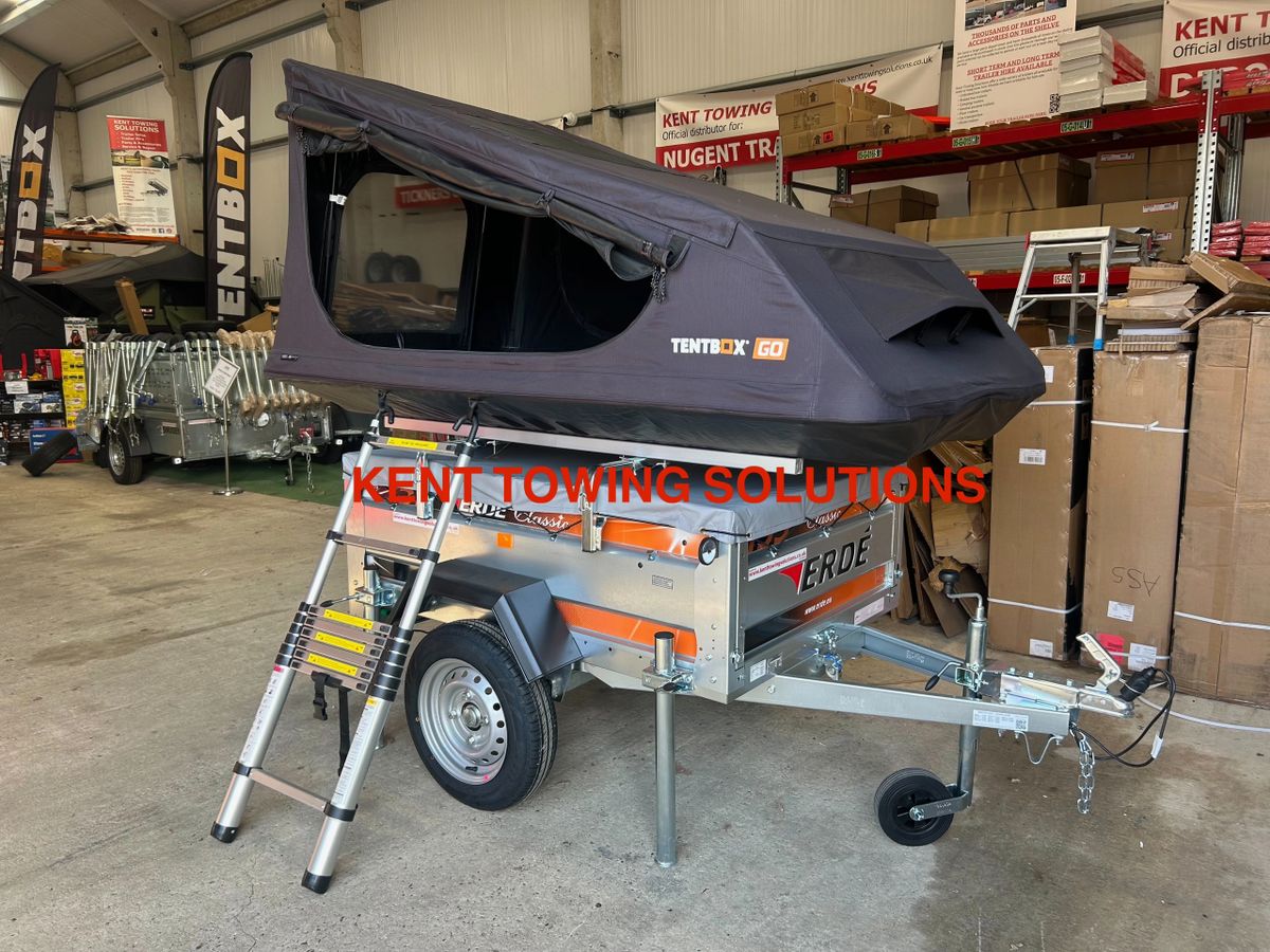Erde 153 Trailer and TentBox GO Package! Trailer and Roof Tent Both ...