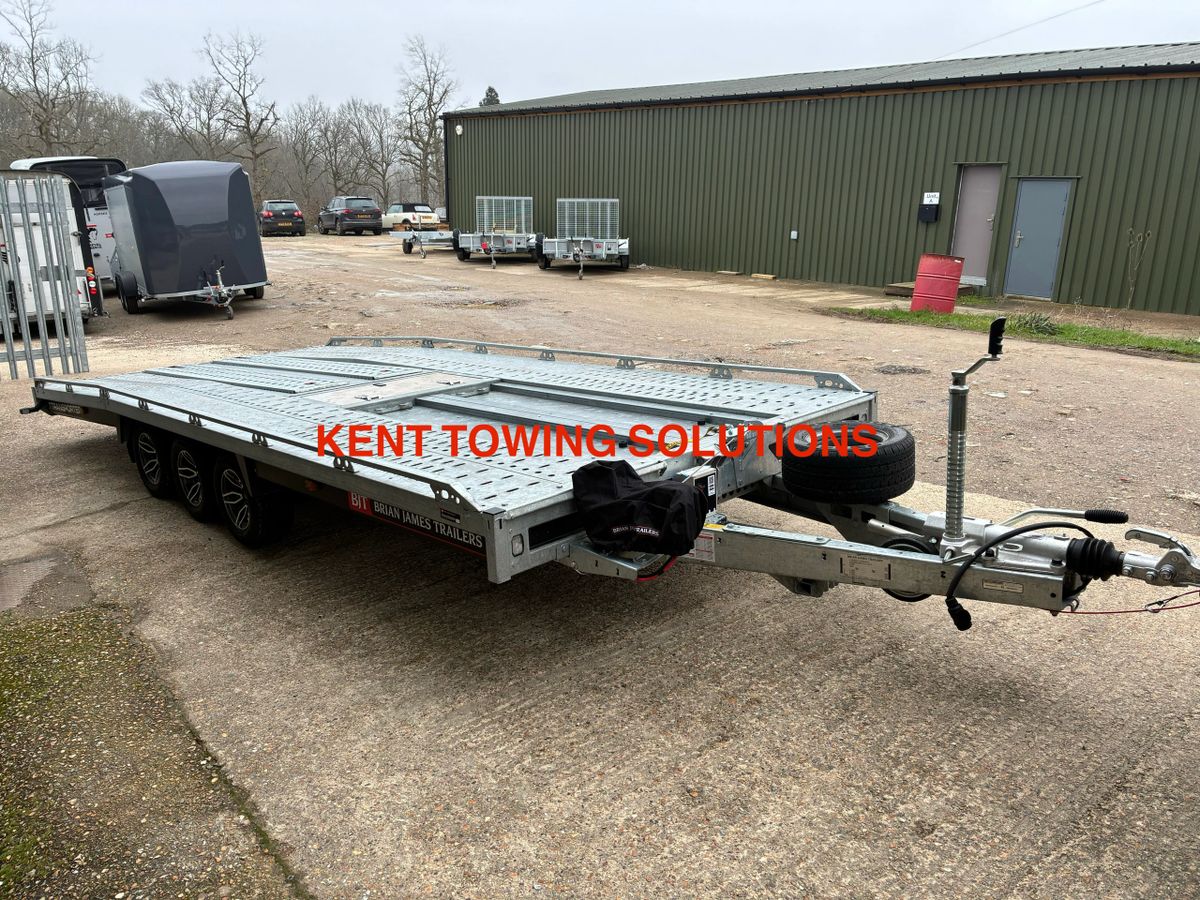 NEW Brian James T6 Car Transporter Trailer 5m x 2.1m Tri Axle EX DEMO ...