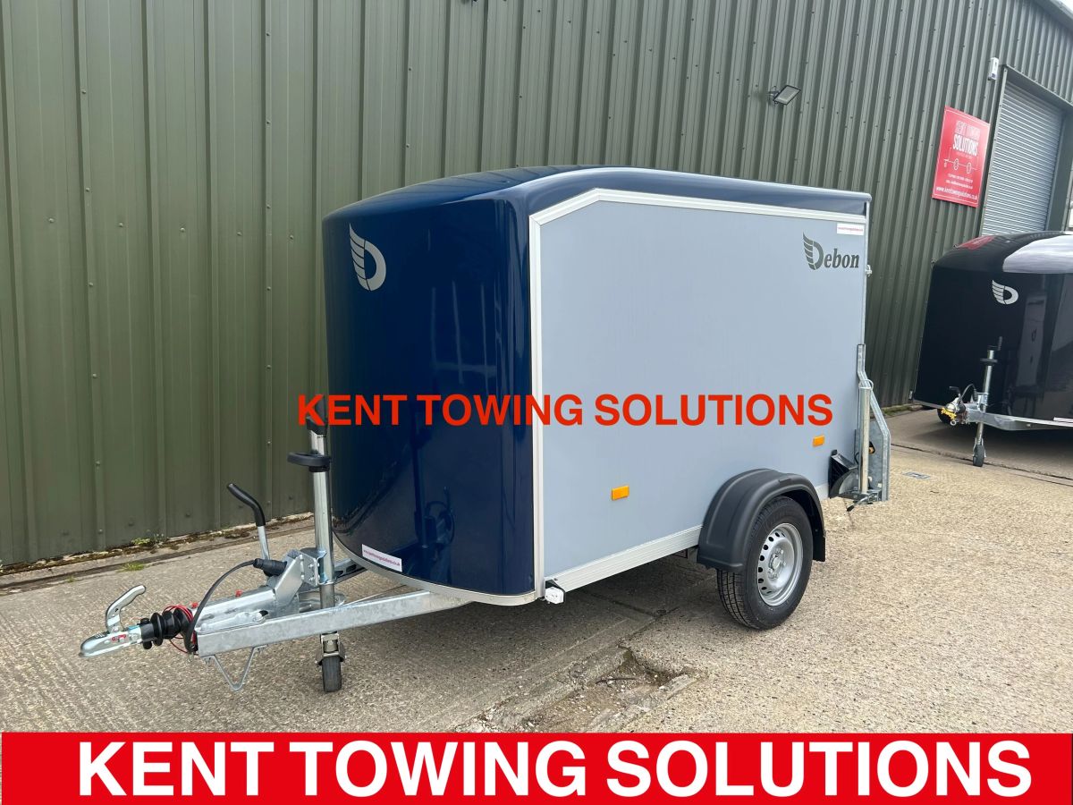New Blue Debon C255 Box Van Trailer 1300KG MGW INC VAT
