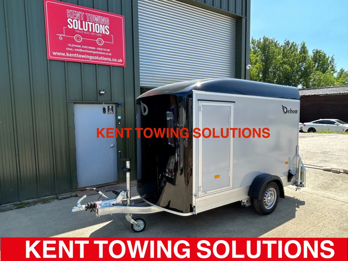 Debon C300 Black Box Trailer in Black with Composite Side Walls and ...