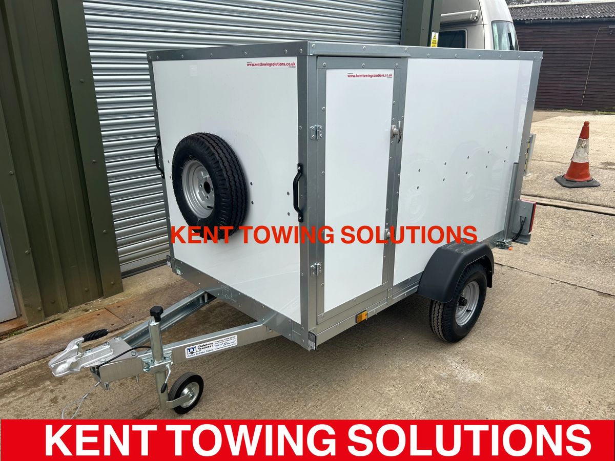 New Tickners ECO 744 7FT x 4FT x 4FT Box Van Trailer with Side Door ...