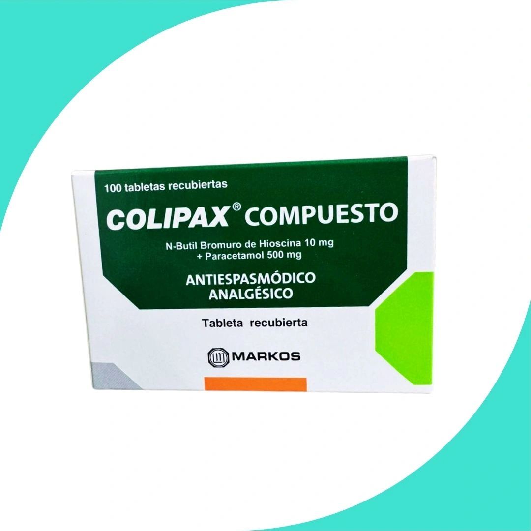 Colipax Compuesto (N-Butil Bromuro de Hioscina 10mg) - Caja x 100 Tab